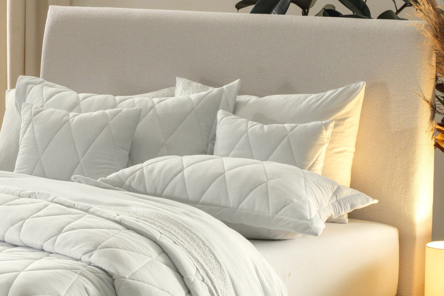 Porta Travesseiro Linha Classic de malha Soft 100% algodão e ...